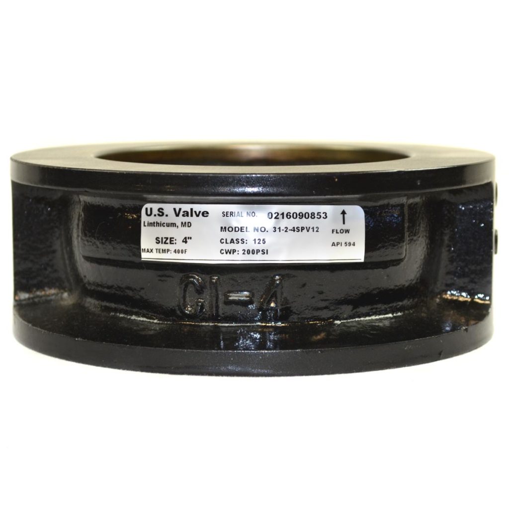 4" Dual Plate Wafer Check Valve | pdblowers, Inc.