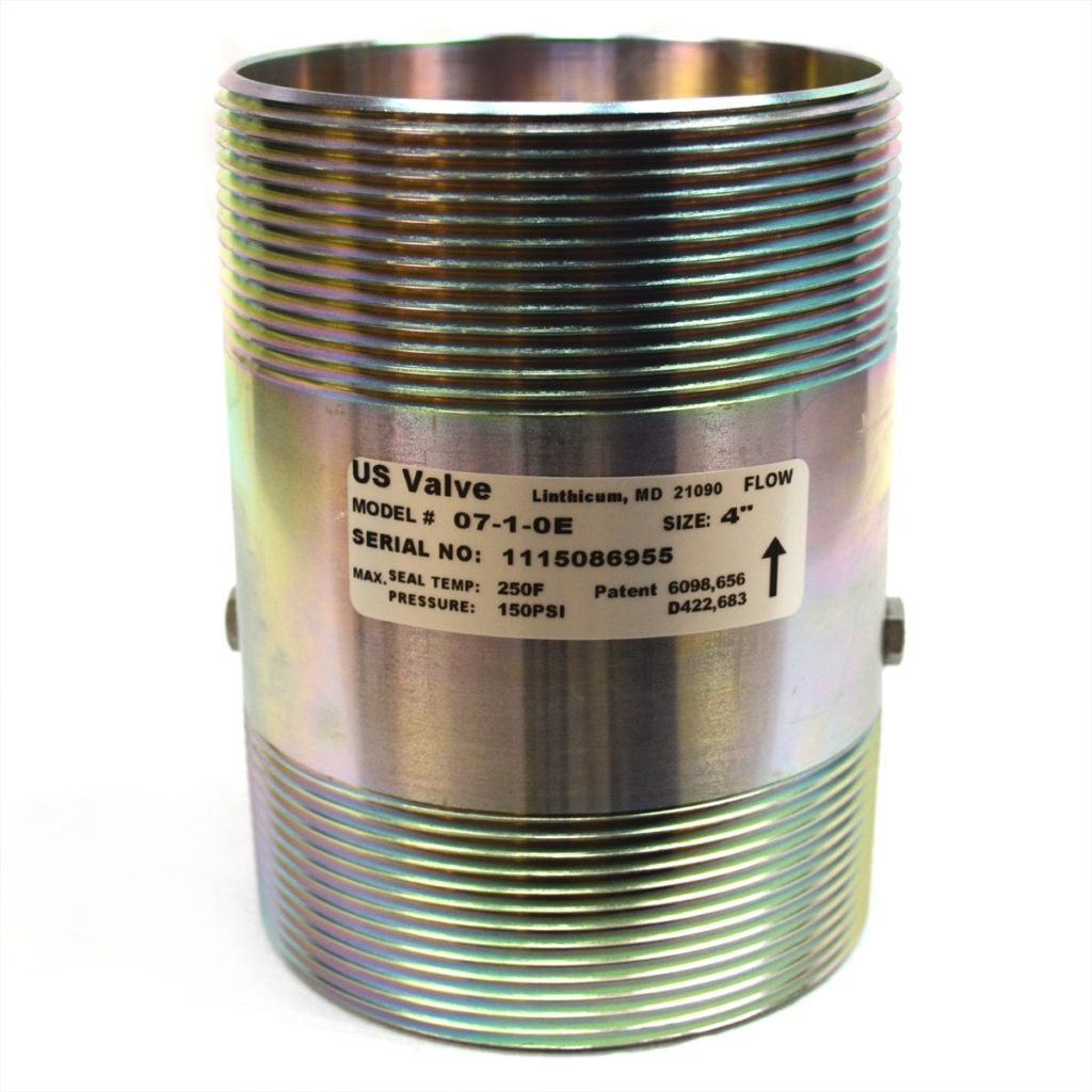 4" Inline Check Valve | pdblowers, Inc.