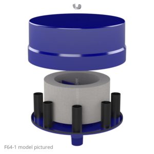 F64-4 Stoddard 4" Filter/Silencer | pdblowers, Inc.