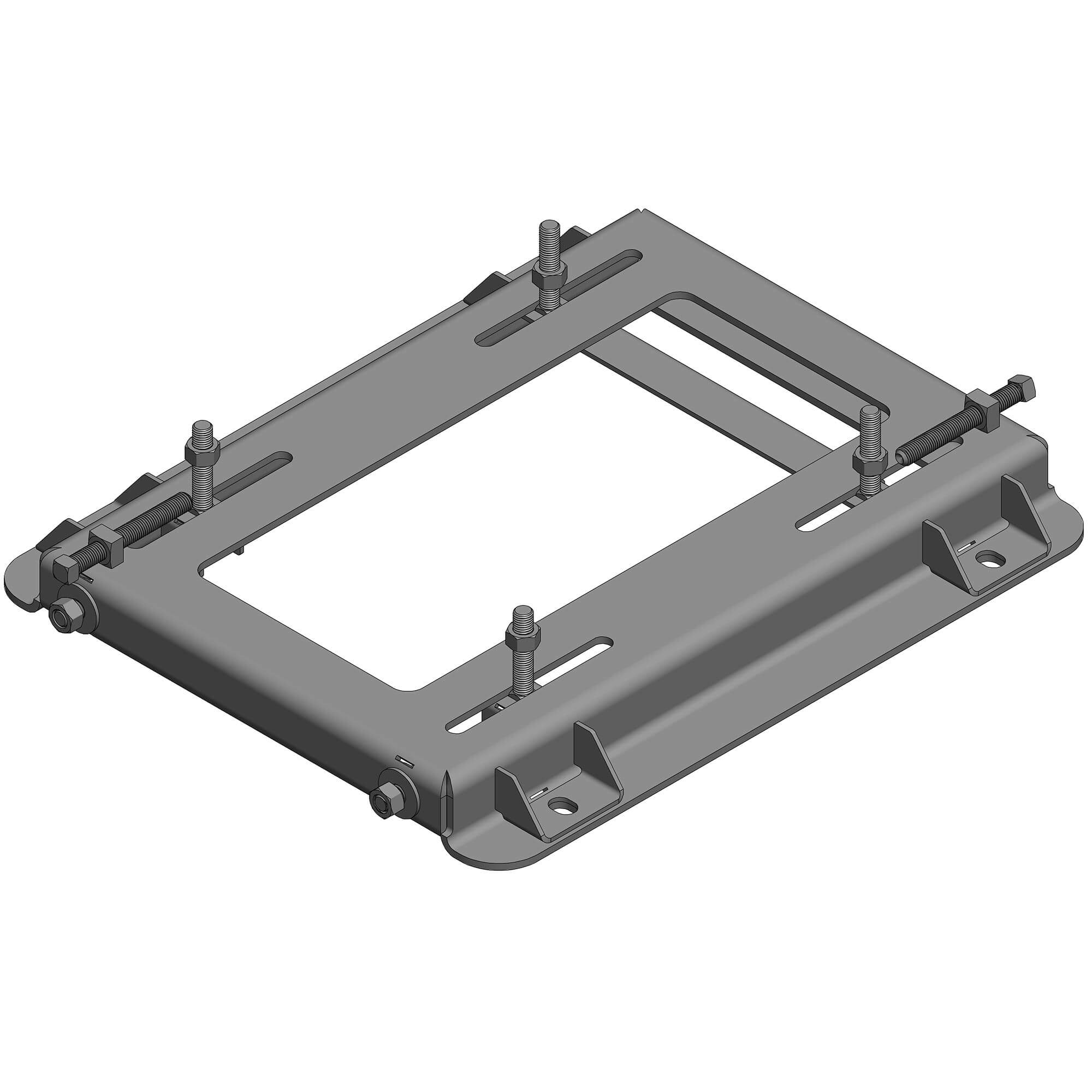 NEMA 445T Adjustable Motor Base, Heavy Duty