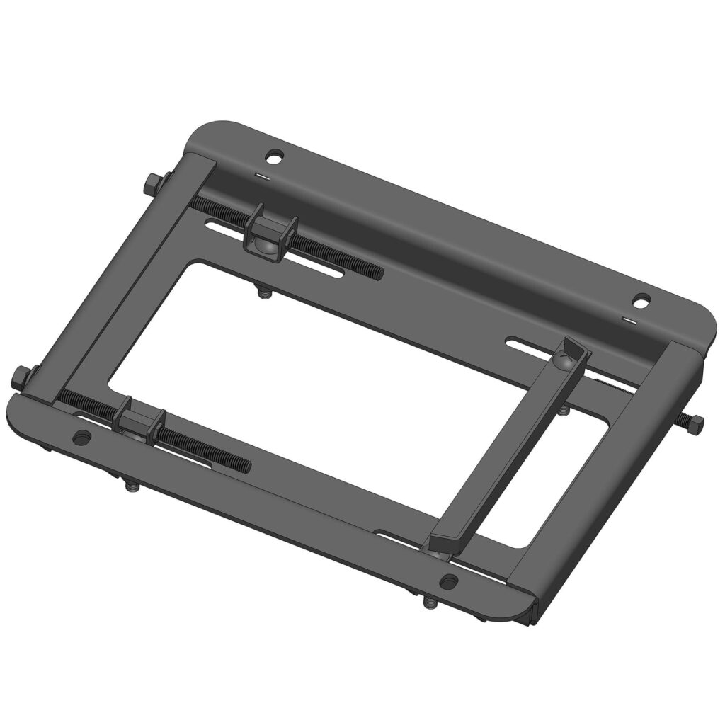 NEMA 445T Adjustable Motor Base, Heavy Duty