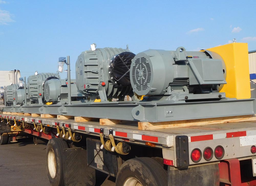 Roots RAS-J and RGS-J Large Rotary Blowers | pdblowers, Inc.
