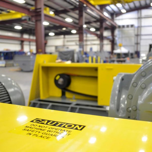 Caution Safety Guard Decal | pdblowers, Inc.