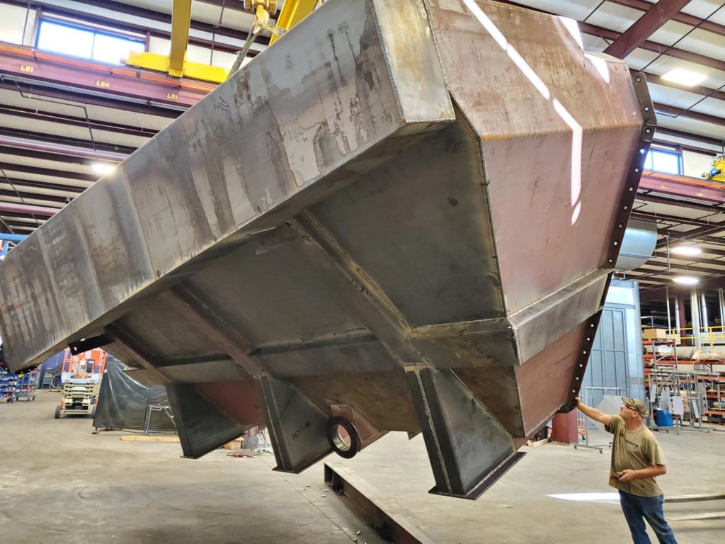 Large Material Handling for Custom Fabrication Projects | pdblowers, Inc.