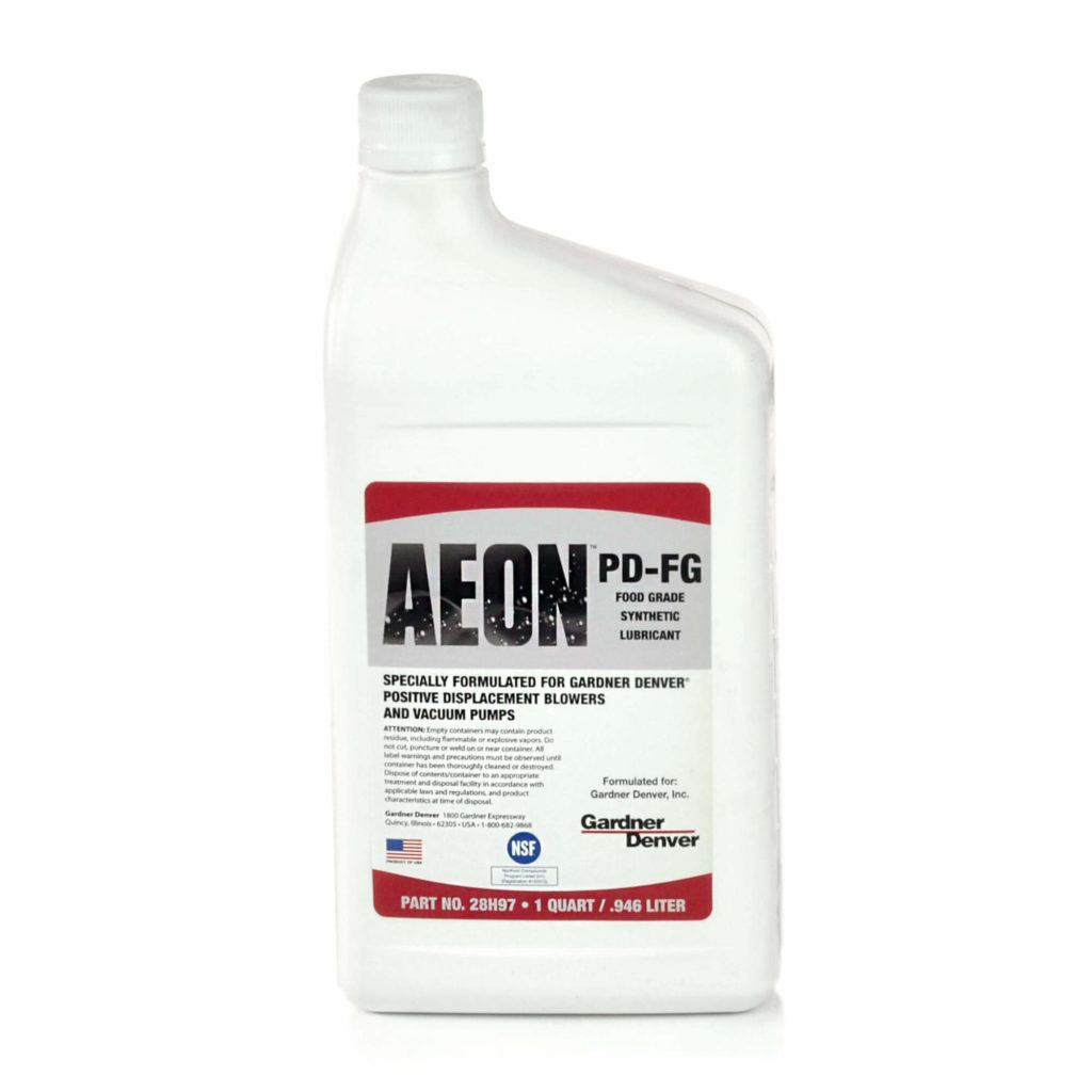 Aeon PD-FG Food Grade Blower Lubricant, Quart | pdblowers, Inc.